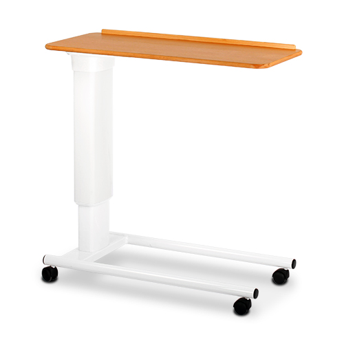 Bristol Maid Beech Laminate One-Lip Overbed Table | Health and Care