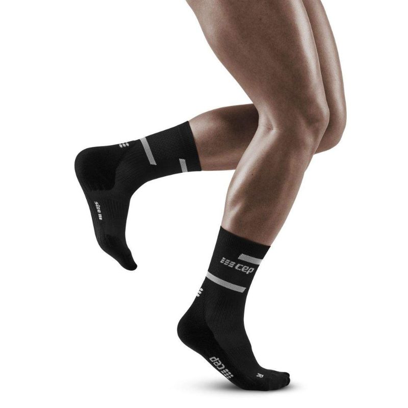CEP Black Mid Compression Running Socks | Health and Care