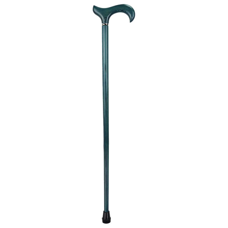 Classic Blue Derby-Handle Walking Stick | Health and Care