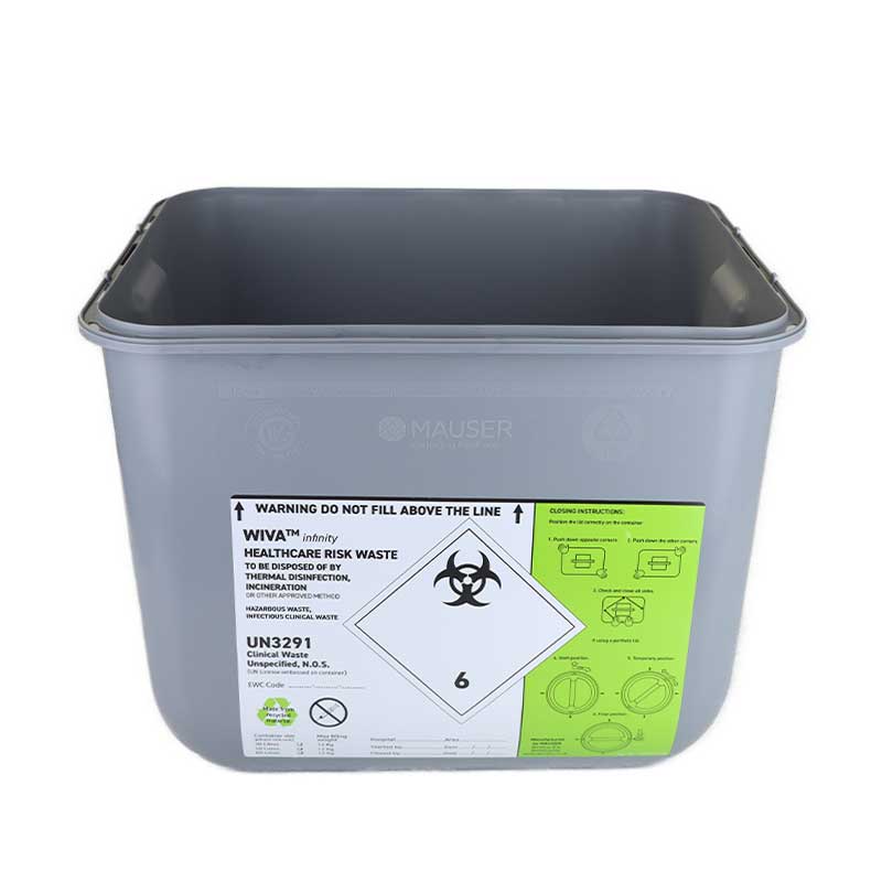 WIVA Yellow 30L Waste Bin (No Lid) | Health and Care