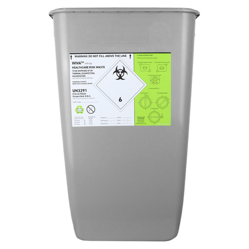 Daniels WIVA 60L Waste Bin (No Lid) | Health and Care
