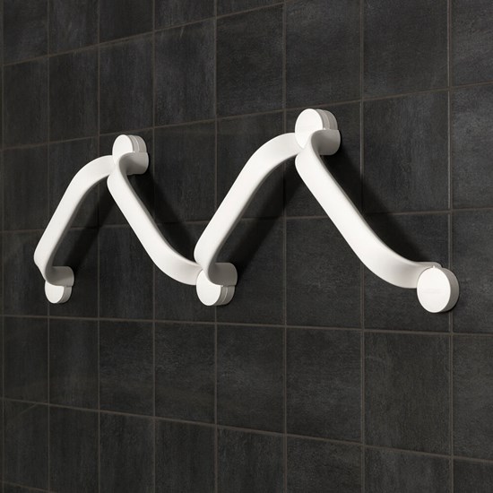 Etac Flex Grab Rail - Screw Mounted (White) | Health and Care