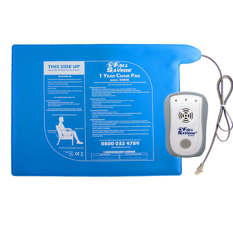 Fall Savers Connect Monitor Fall Alert System with Chair Sensor Pad ...