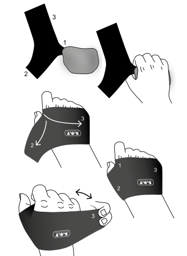 Allard SOT Black Right-Hand Thumb Splint | Health and Care
