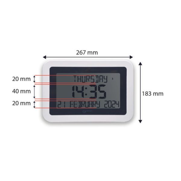 Geemarc VISO10 V2 Dementia Clock | Health and Care