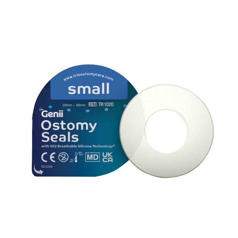 Genii Flat Ostomy Seals Small 20-35mm 30pk | Health and Care
