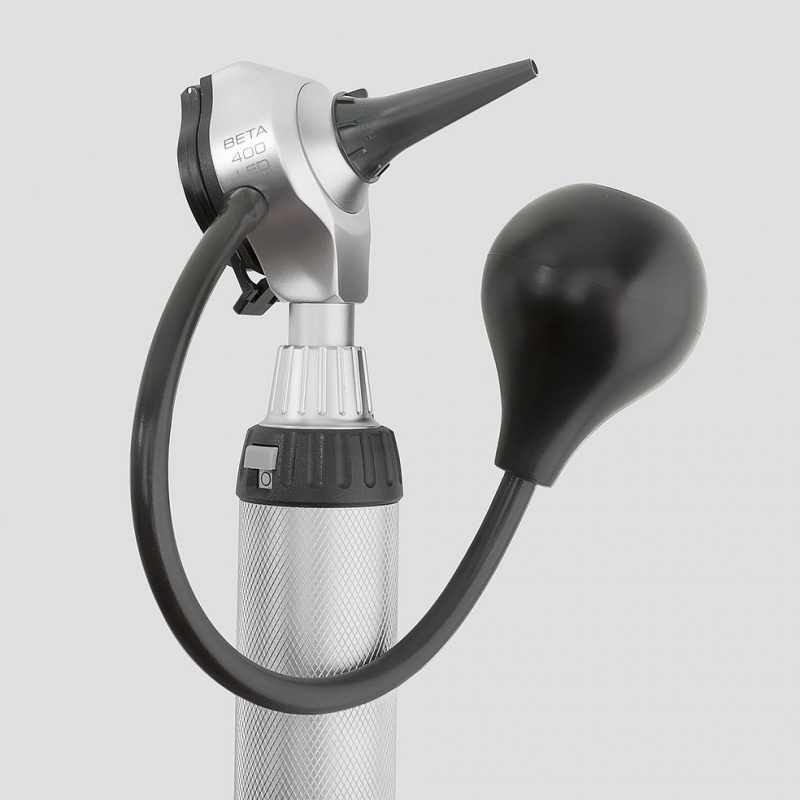 HEINE BETA 400 LED F.O. Otoscope Set with USB Cord and Plug-In Power ...