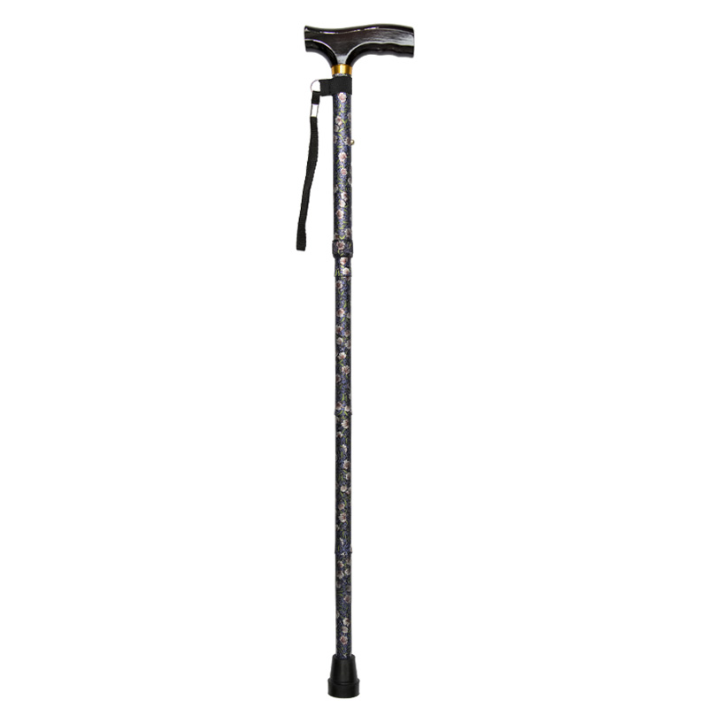 Homecraft Wild Rose Folding Walking Stick | Health and Care