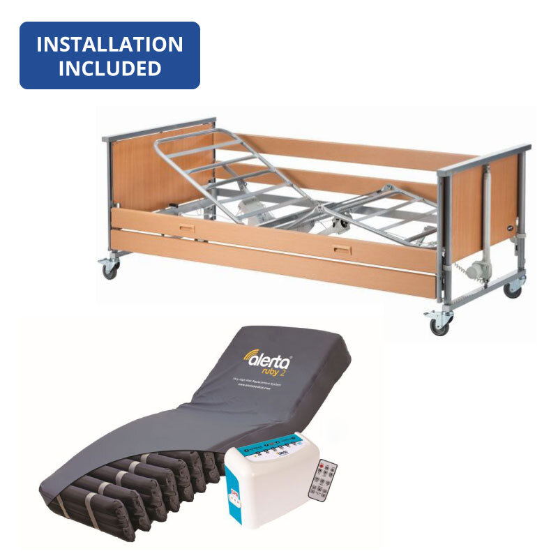 Invacare Profiling Bed and Alerta Mattress | Health and Care