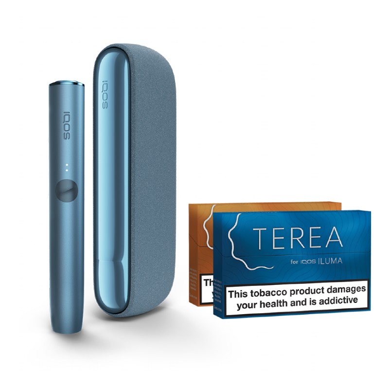 IQOS Iluma Heated Tobacco Device Kit (Grey) | Health and Care
