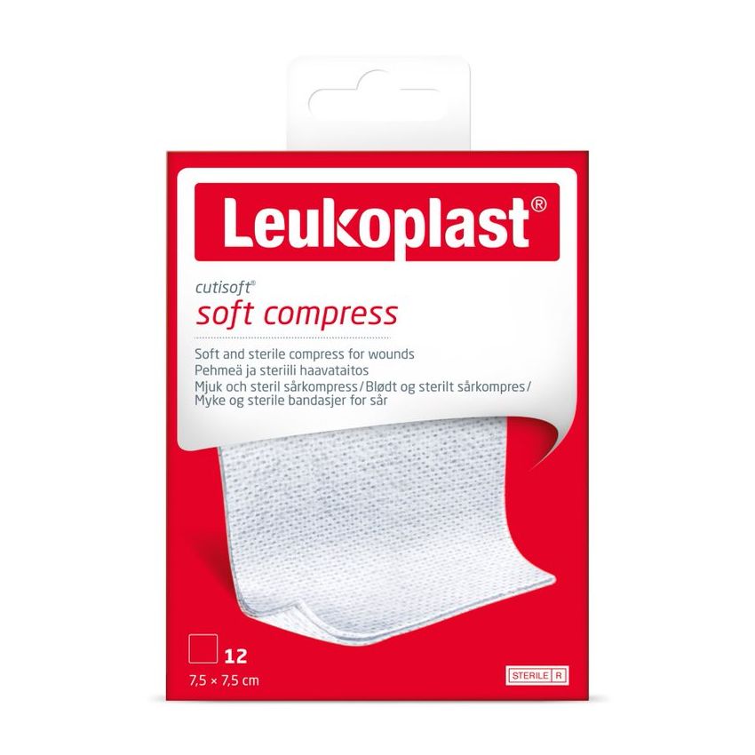 Leukoplast Cutisoft Dressings (Pack of 12) | Health and Care
