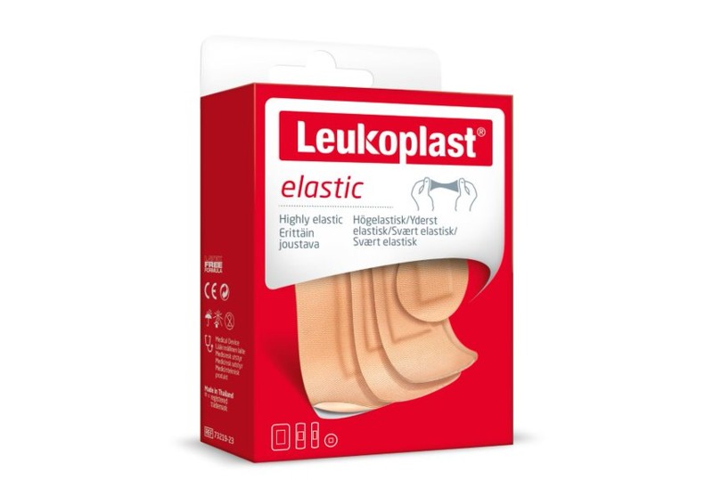 Leukoplast Elastic Plasters Assorted (40) | Health and Care
