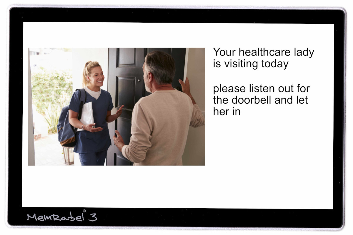 Memrabel 3 Touchscreen Memory Alarm Clock | Health and Care