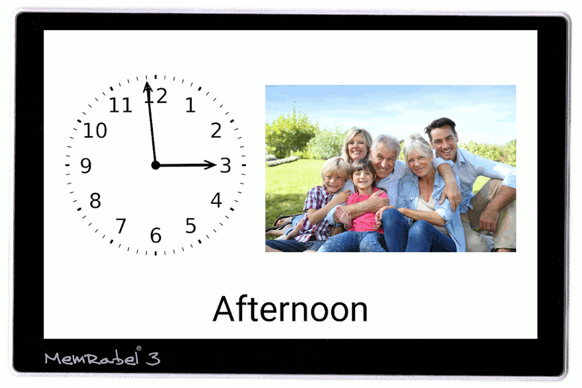 Memrabel 3 Touchscreen Memory Alarm Clock | Health and Care
