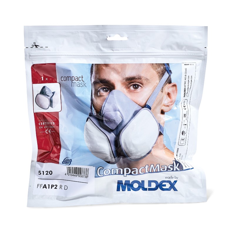 Moldex 5120 CompactMask Half-Face Respirator | Health and Care