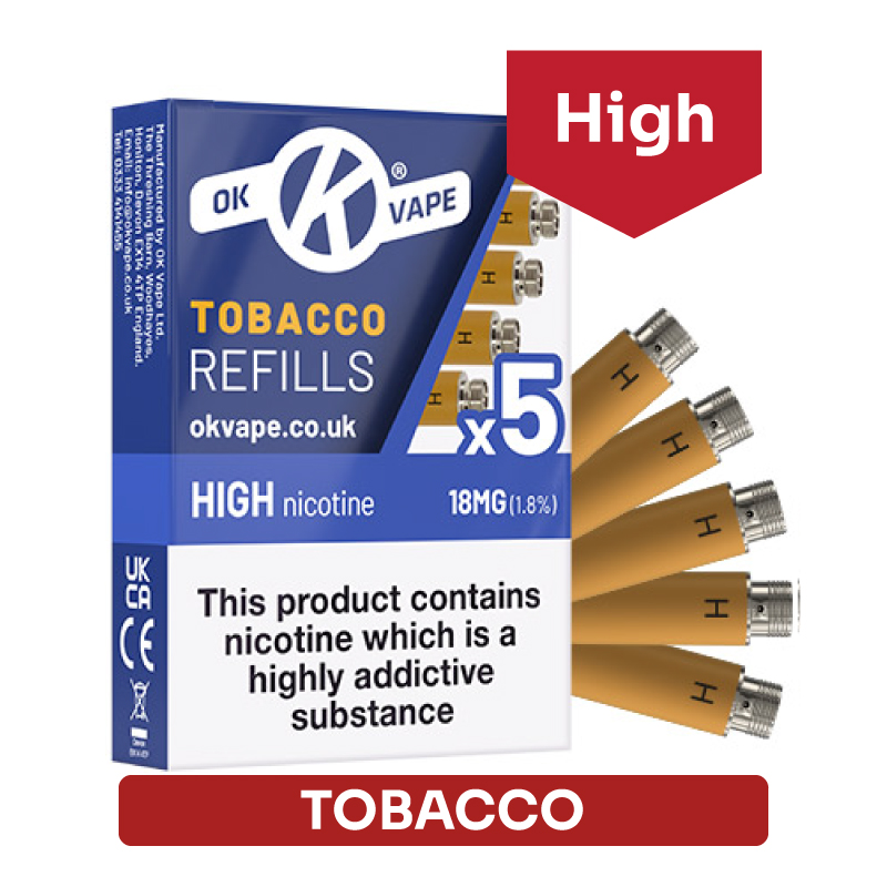OK Vape E-Cigarette High Strength Cartridges | Health and Care