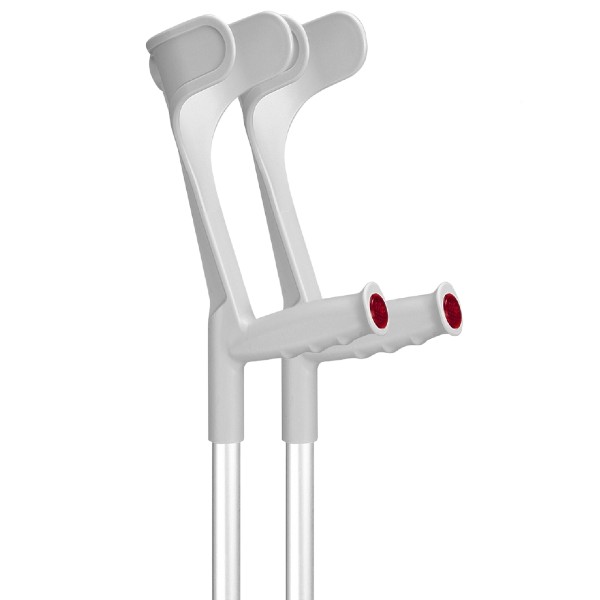 Ossenberg Classic Grey Open-Cuff Crutches | Health and Care