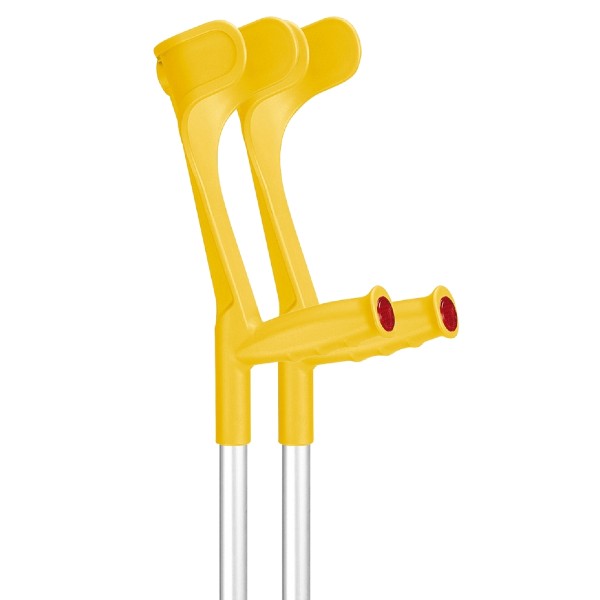 Ossenberg Yellow Open-Cuff Crutches | Health and Care