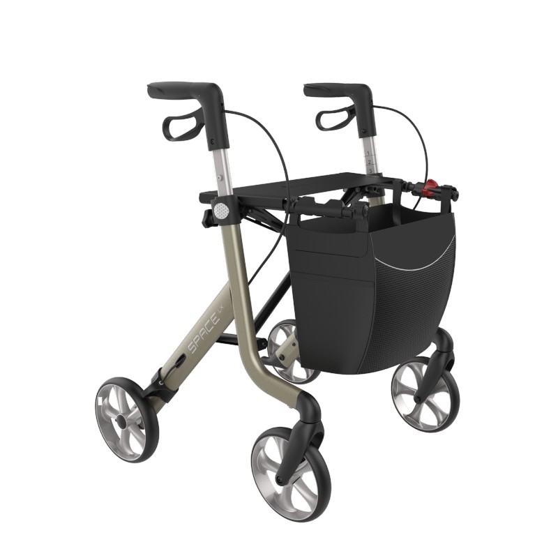 Rehasense Space LX Rollator (Champagne) | Health and Care