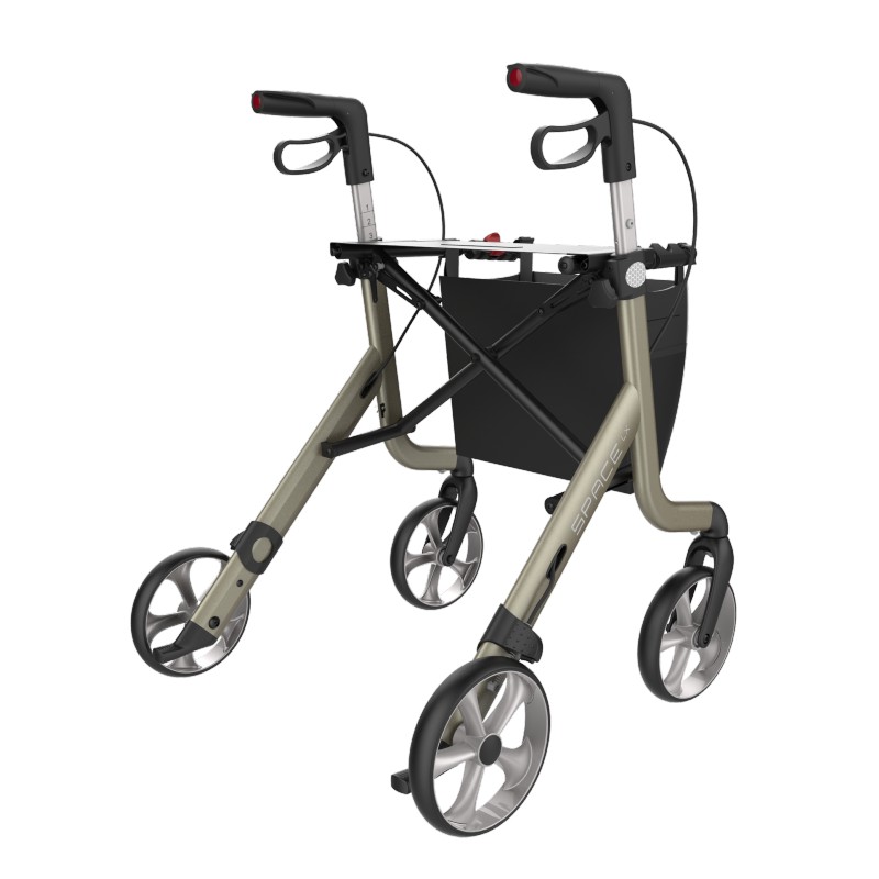 Rehasense Space LX Rollator (Champagne) | Health and Care