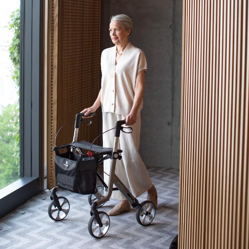 Rehasense Space LX Rollator (Champagne) | Health and Care