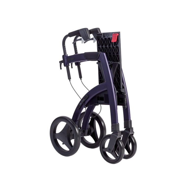 Rollz Motion 2 Purple Rollator/Wheelchair | Health and Care