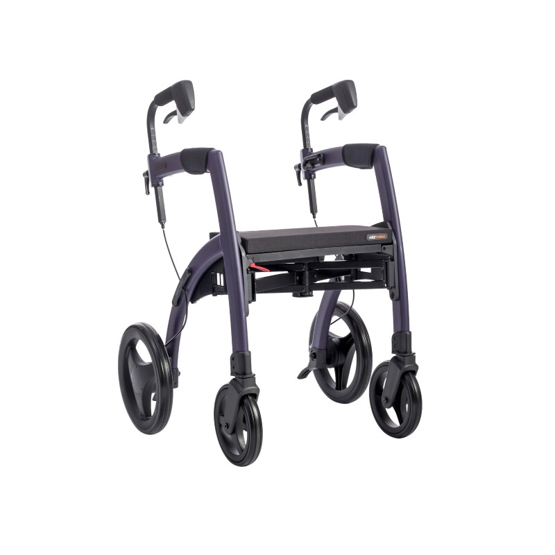Rollz Motion 2 Purple Rollator/Wheelchair | Health and Care