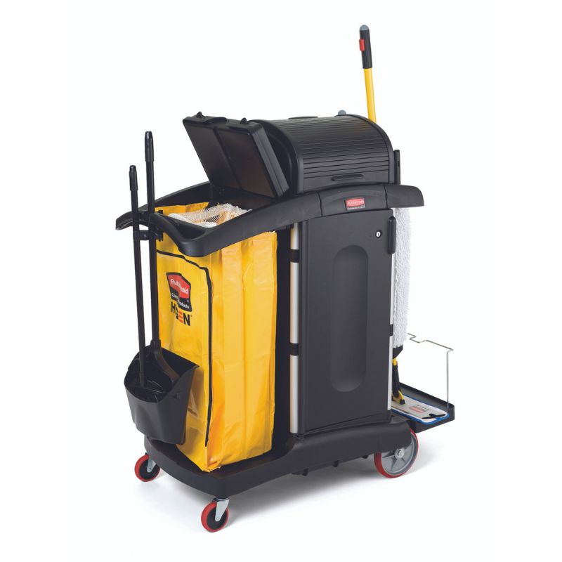 Rubbermaid Cleaning Cart FG9T7500BLA | Health and Care