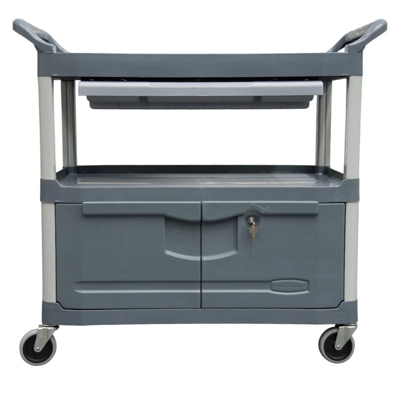 Rubbermaid X-Tra Cart with Cabinet | Health and Care