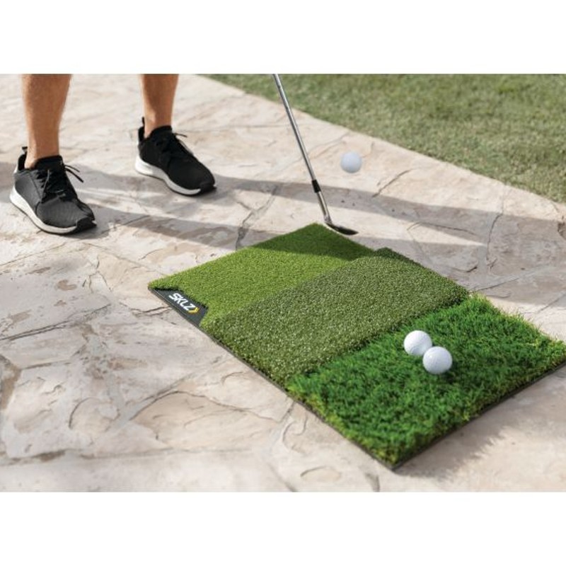 SKLZ Pure Three-Surface Golf Practice Mat | Health and Care