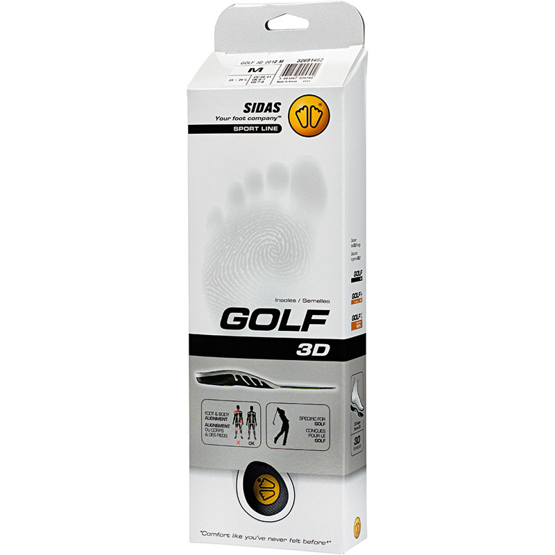 Sidas 3D Golf Insoles | Health and Care