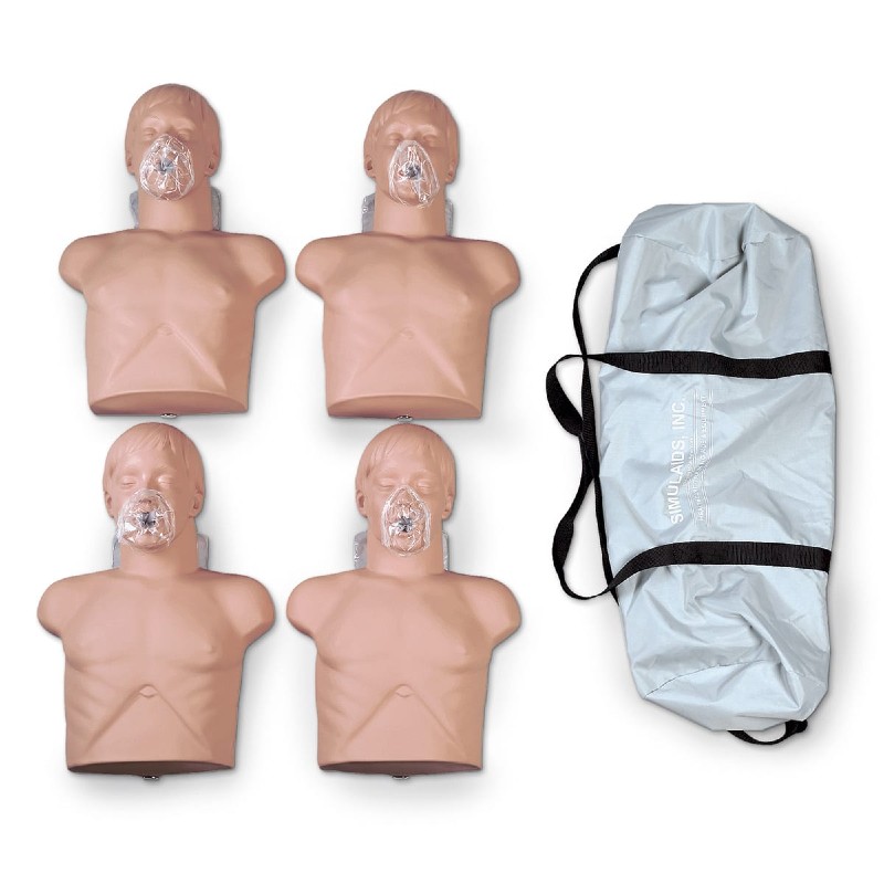 Simulaids Sani-Adult CPR Manikins (4 Pk) | Health and Care