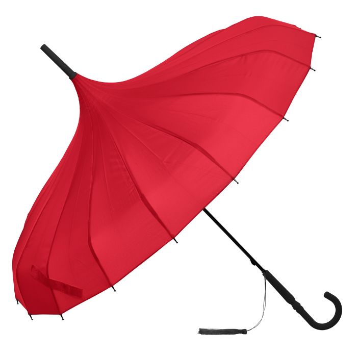 Soake Boutique Pagoda Umbrella (Red) | Health and Care