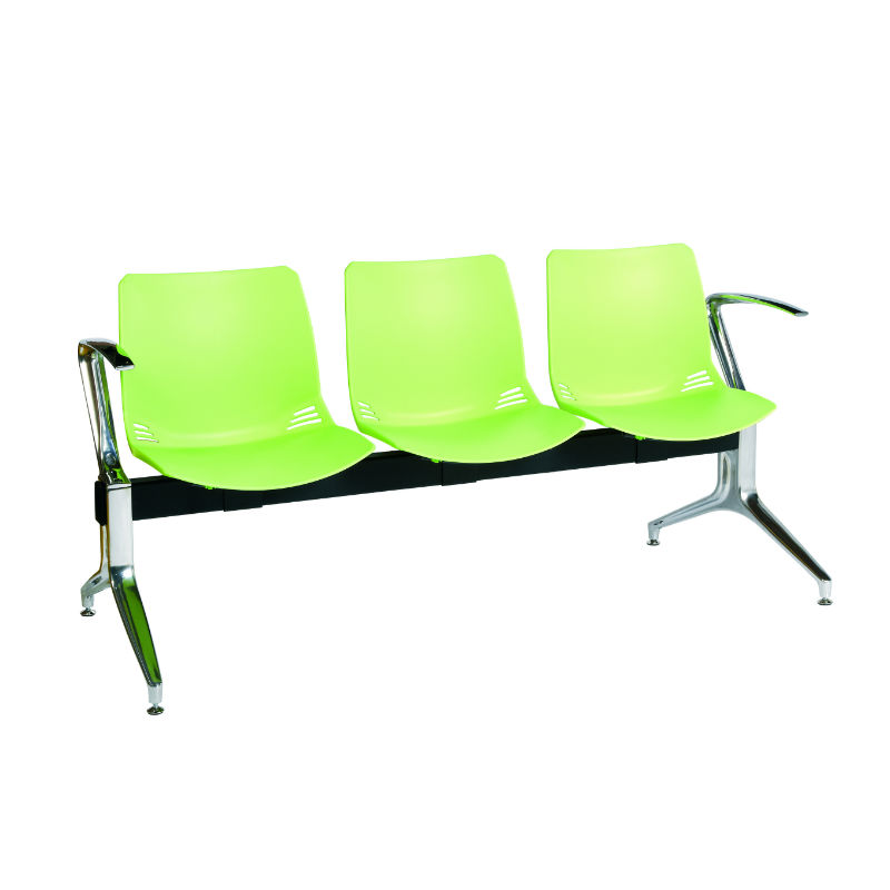 Green 3-Seat Modular Visitor Seating | Health and Care