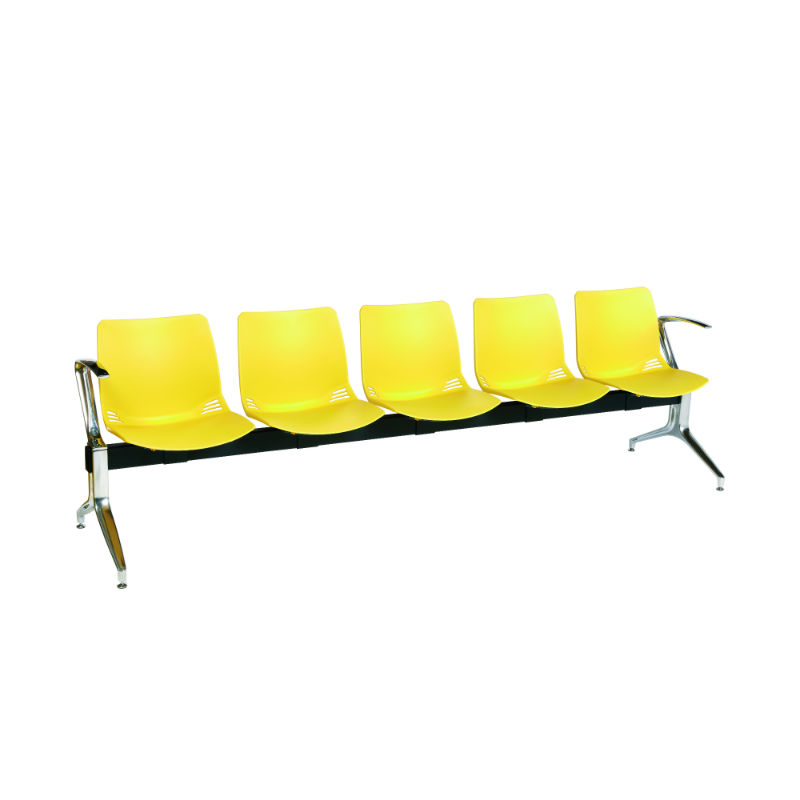 Yellow 5-Seat Modular Visitor Seating | Health and Care