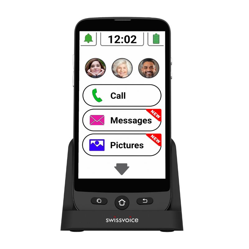 Swissvoice S510-C Elderly Smartphone | Health and Care