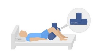 T-Roll Lower Limb Positioning Aid Cushion | Health and Care