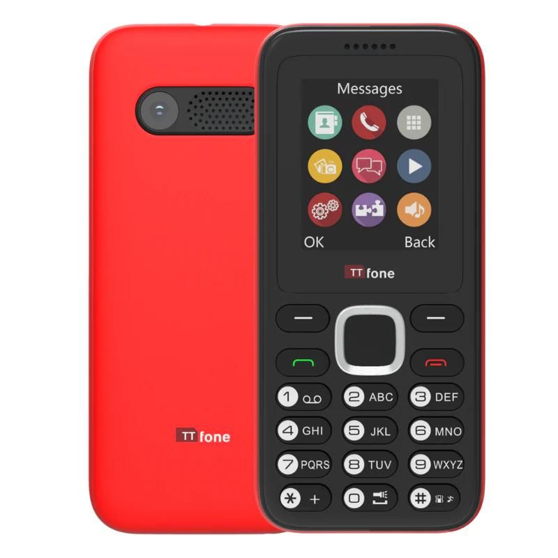 TTfone TT150 Emergency Mobile Phone (Red) | Health and Care