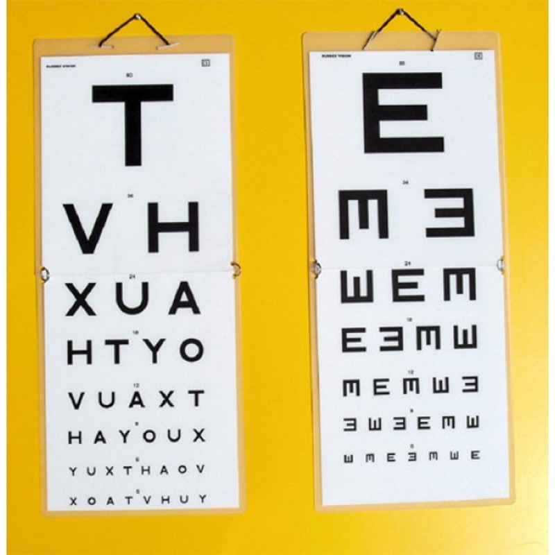 Sussex Vision TVH/E Eye-Test Snellen Type | Health and Care