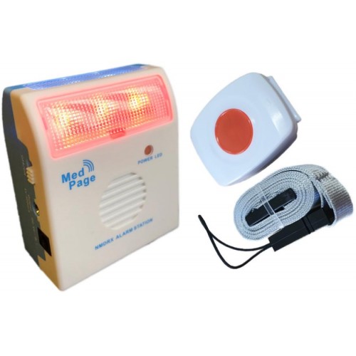 Medpage Waterproof Fall Pendant with Alarm | Health and Care