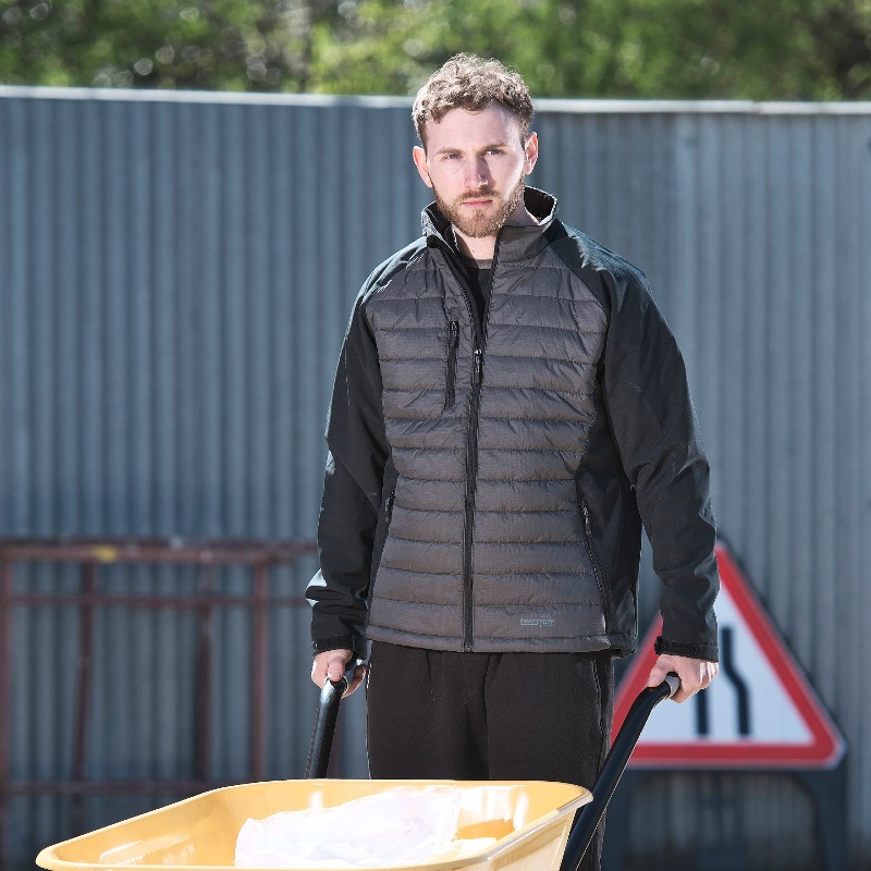 TuffStuff 256 Snape Grey Softshell Jacket | Health and Care