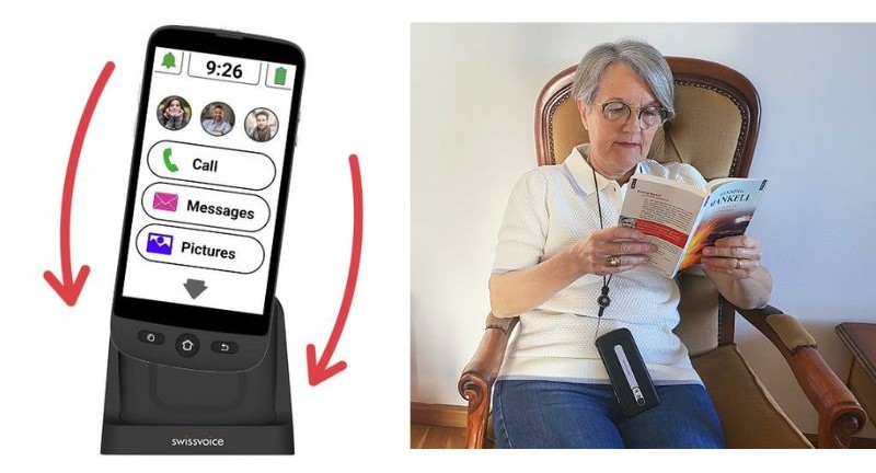 Swissvoice S510-C Elderly Smartphone | Health and Care