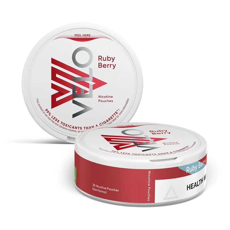 VELO Ruby Berry 17mg Nicotine Pouch (20pk) | Health and Care