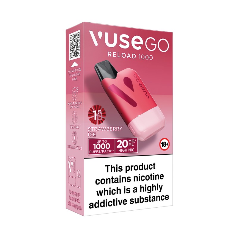 Vuse Go Reload Red Refillable Box Vape | Health and Care