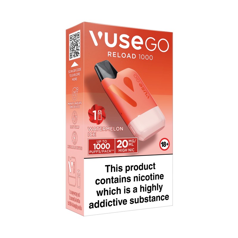 Vuse Go Reload Orange Refillable Box Vape | Health and Care
