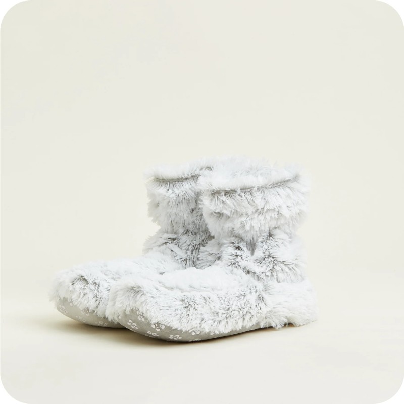 Warmies Classic Soft Slipper Boots (Grey) | Health and Care