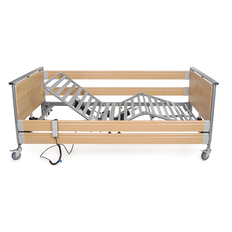 Harvest Woburn Community Profiling Bed with Wooden Side Rails | Health ...