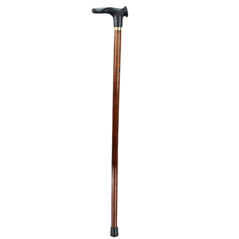 Wooden Anatomical-Handle Cane (Right) | Health and Care