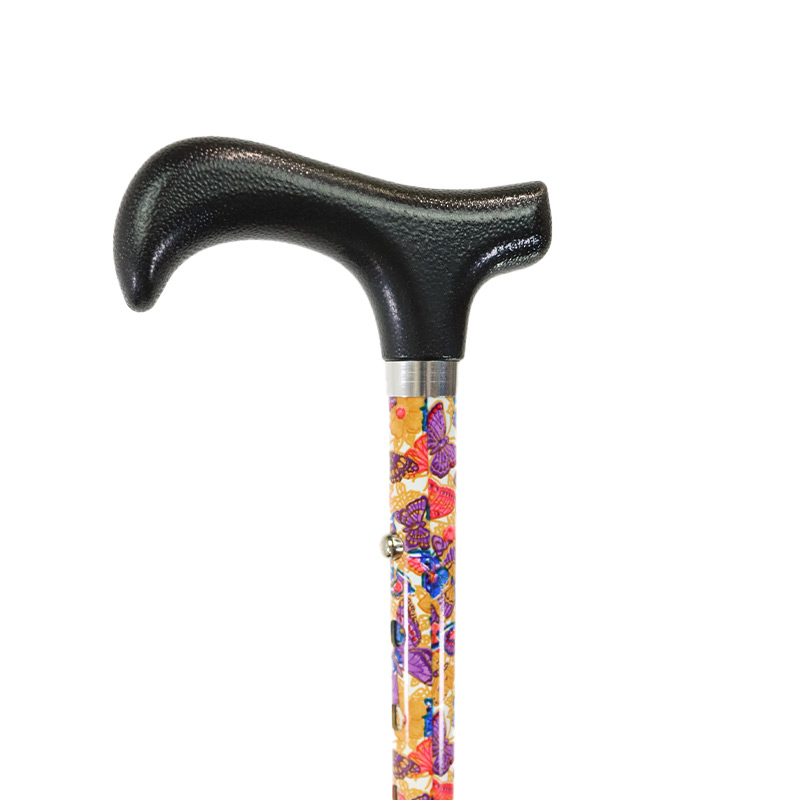 Butterfly Adjustable Folding Walking Stick | Health and Care