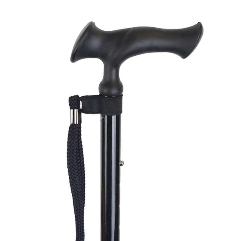 Ziggy Black Ergonomic Gel Handle Stick | Health and Care